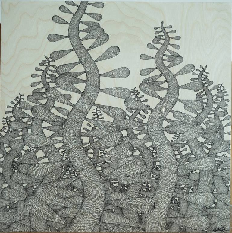 Shape of Wind #45 Drawing by Cheolyu Kim | Saatchi Art