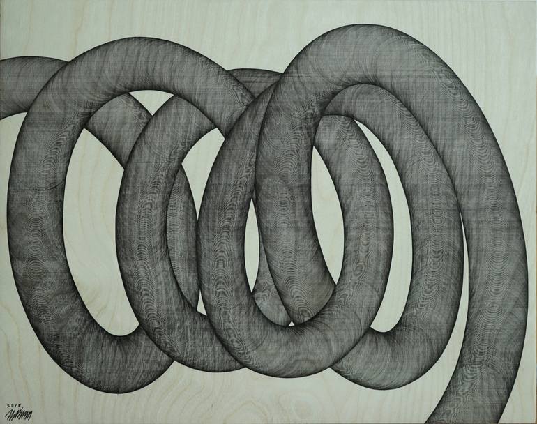 Chasing Marks #41 Drawing by Cheolyu Kim | Saatchi Art