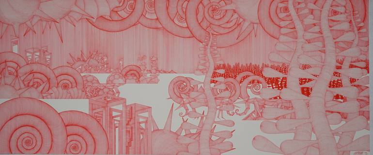 Journey to nowhere #29 Drawing by Cheolyu Kim | Saatchi Art