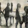 Procession Drawing by Natalia Andrushaewa | Saatchi Art