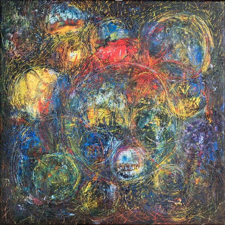 Circles Painting by Domonkos Gabor Jurak | Saatchi Art