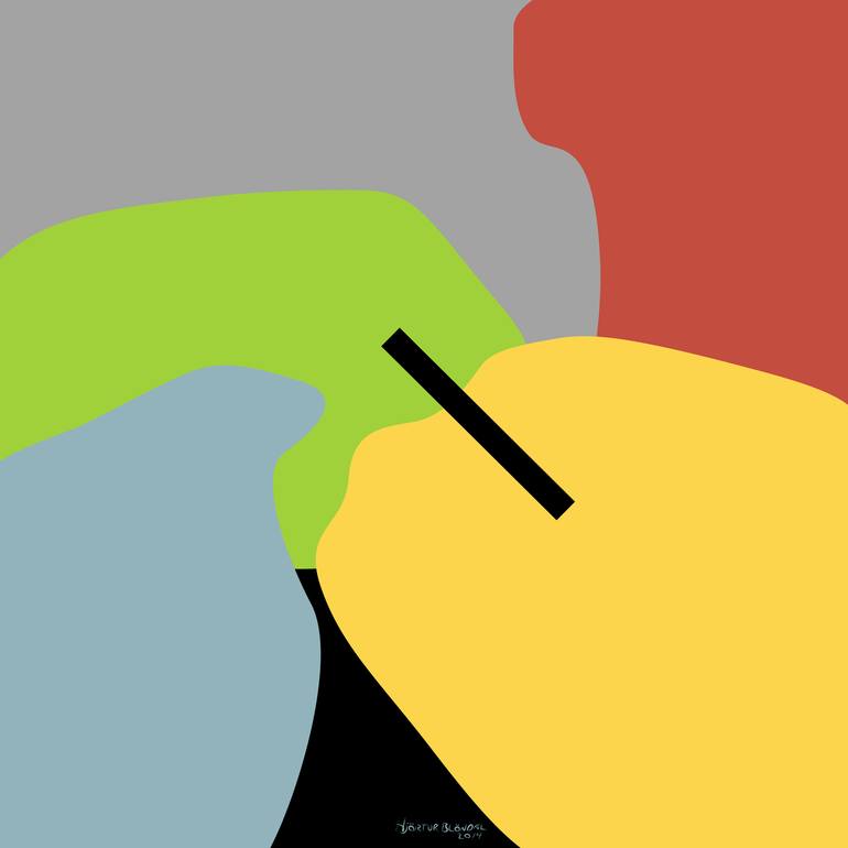 Soft Shapes 01 Drawing by Hjörtur Blöndal | Saatchi Art