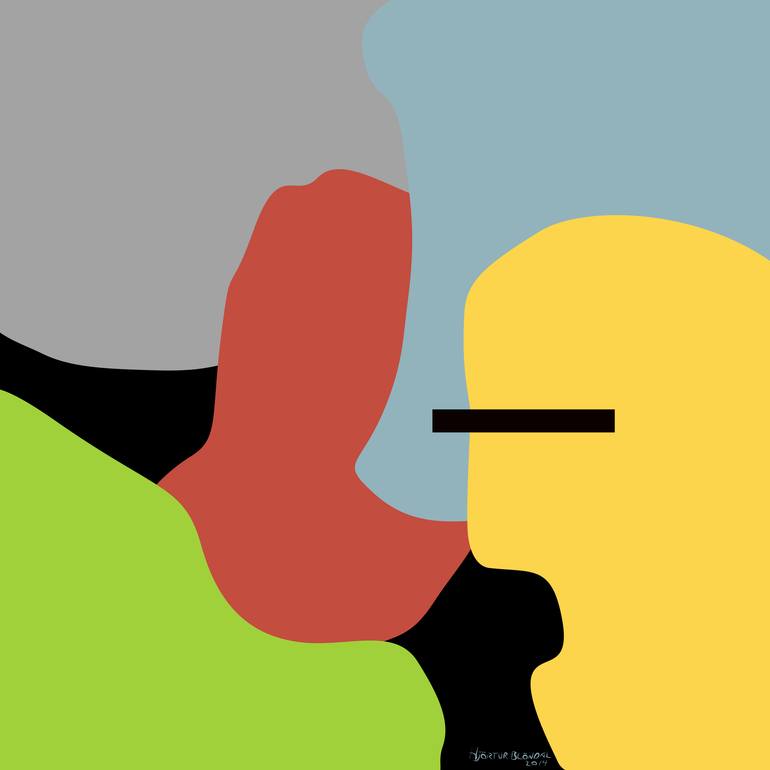 Soft Shapes 03 Drawing by Hjörtur Blöndal | Saatchi Art