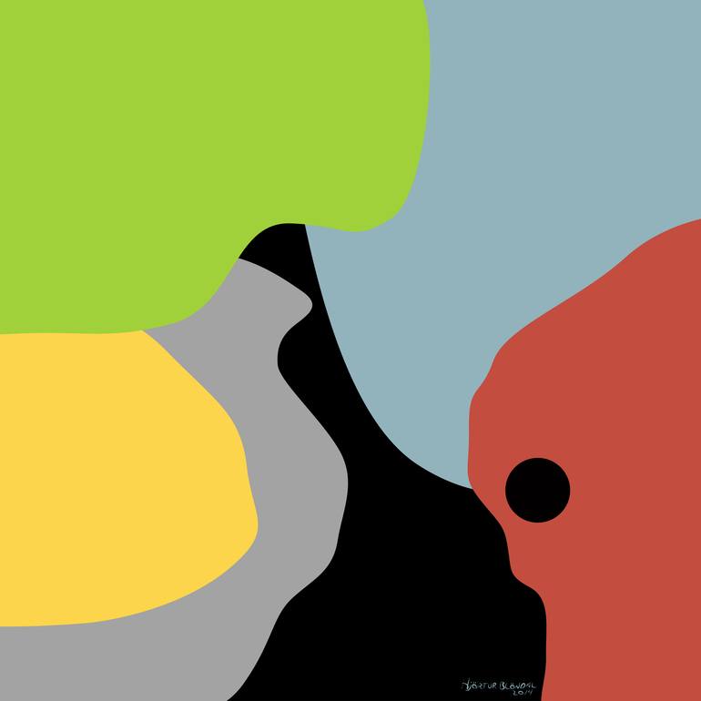 Soft Shapes 06 Drawing by Hjörtur Blöndal | Saatchi Art