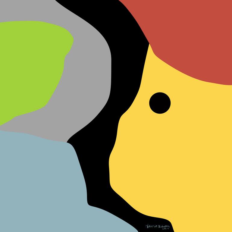 Soft Shapes 12 Drawing by Hjörtur Blöndal | Saatchi Art