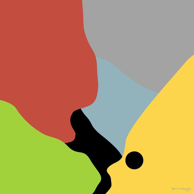 Soft Shapes 14 Drawing by Hjörtur Blöndal | Saatchi Art