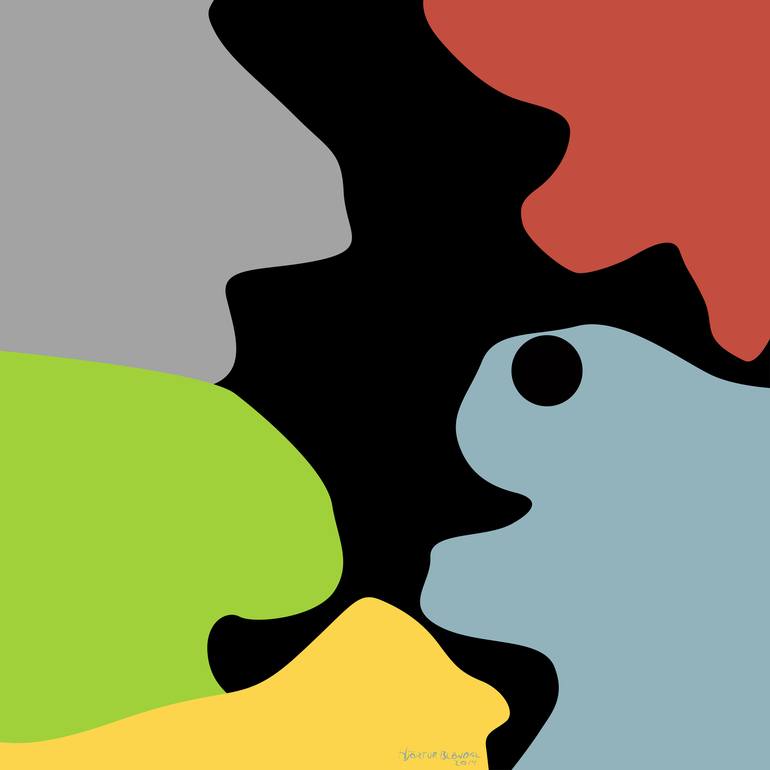 Soft Shapes 16 Drawing by Hjörtur Blöndal | Saatchi Art