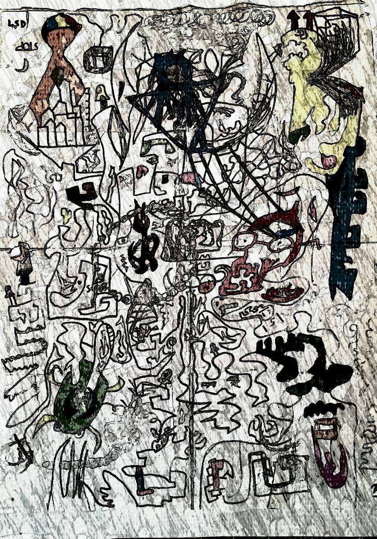 LSD Drawing by Michael Bergman | Saatchi Art