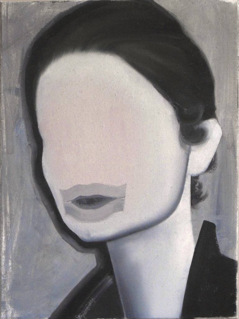 Invisible Lies Painting by Michael Slusakowicz | Saatchi Art