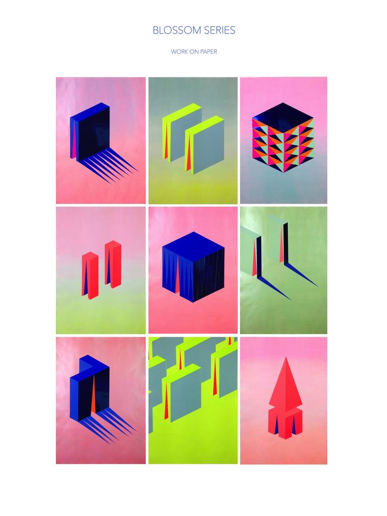 BLOSSOM SERIES Collage by Michael Slusakowicz | Saatchi Art