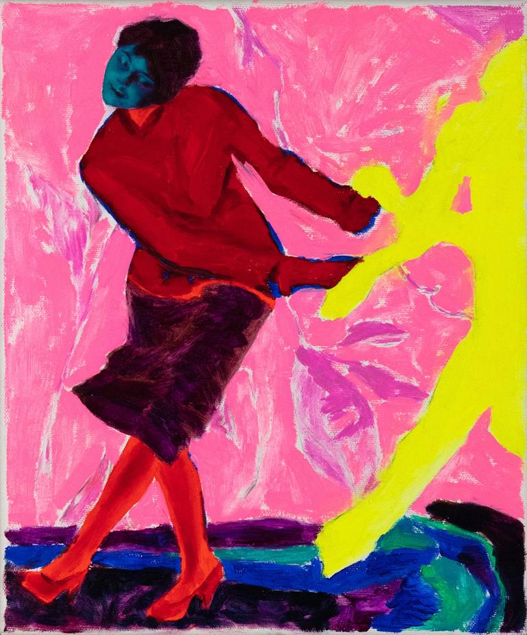 Gentle Movement (Ghosts) Painting by Michael Slusakowicz | Saatchi Art