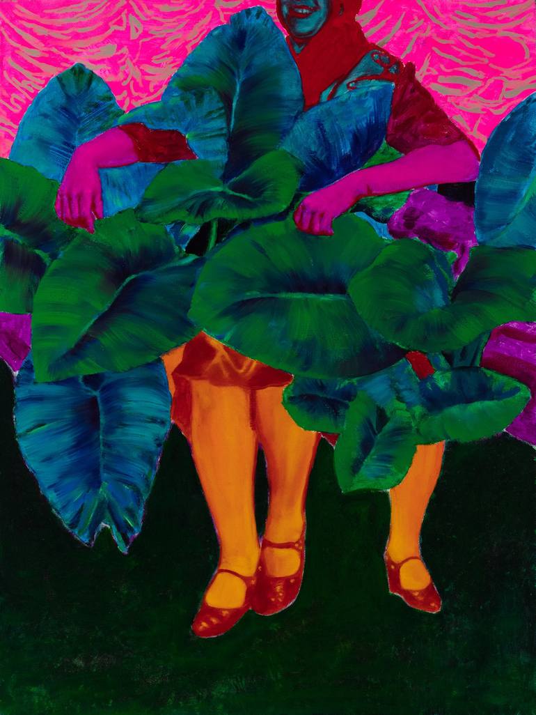 Lady Plant 2 Painting by Michael Slusakowicz | Saatchi Art