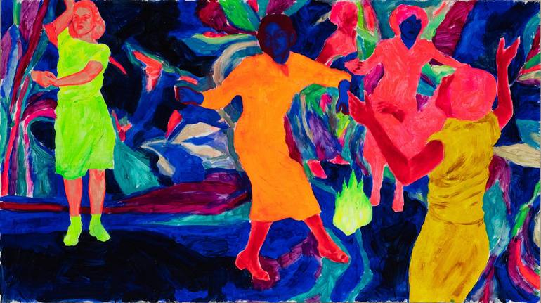 Ecstatic Movements Painting by Michael Slusakowicz | Saatchi Art