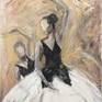 Dancers Painting by Beth Clary Schwier | Saatchi Art
