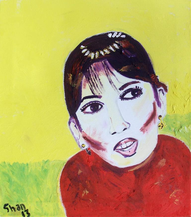 Sezen Painting by Shan Shantiq | Saatchi Art