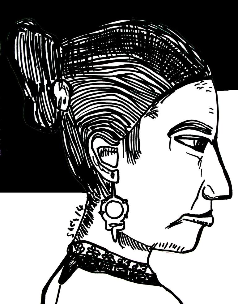 Maya as In Not Illusion Drawing by Shan Shantiq | Saatchi Art