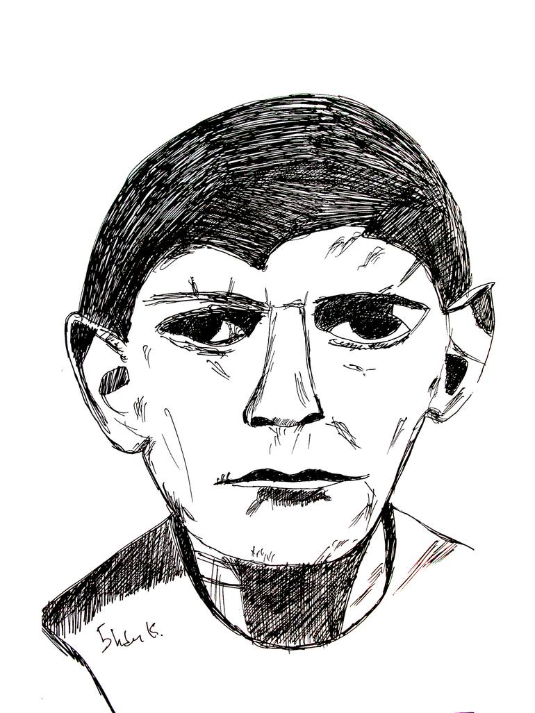 Young Louis Drawing by Shan Shantiq | Saatchi Art