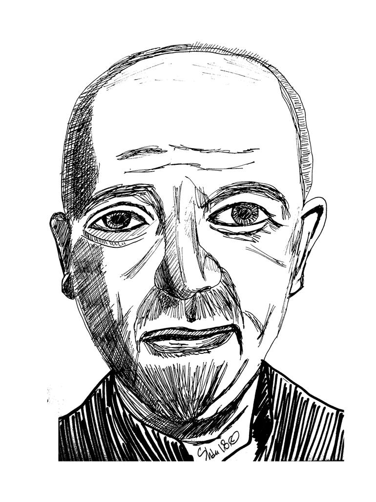 Gabe Drawing by Shan Shantiq | Saatchi Art