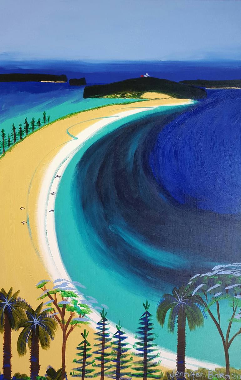 Palm Beach. Painting by Jennifer Baird | Saatchi Art