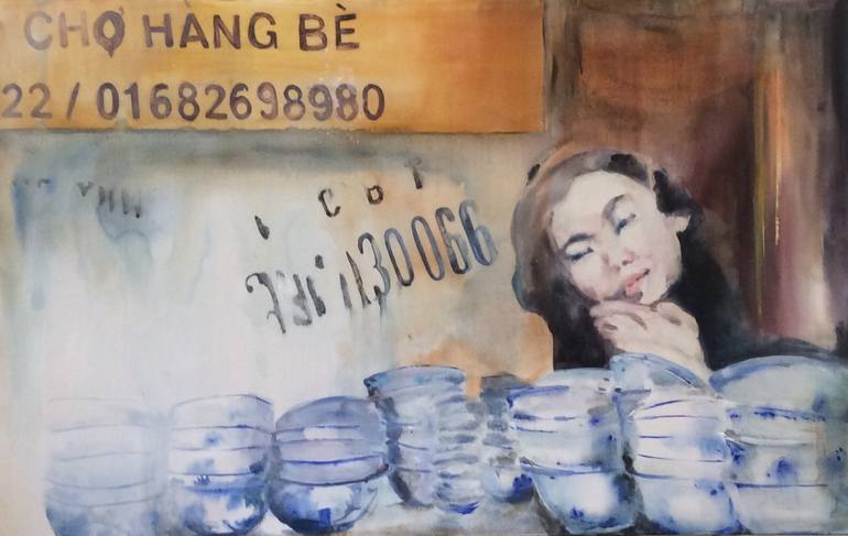 Bowls Painting by My An Ho | Saatchi Art
