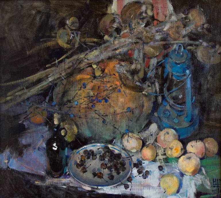 The Pumpkin. Painting by Igor Shcherbakov | Saatchi Art