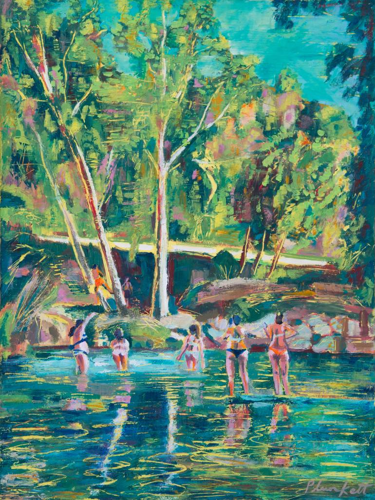 Eternal Play Painting by Emma Plunkett | Saatchi Art