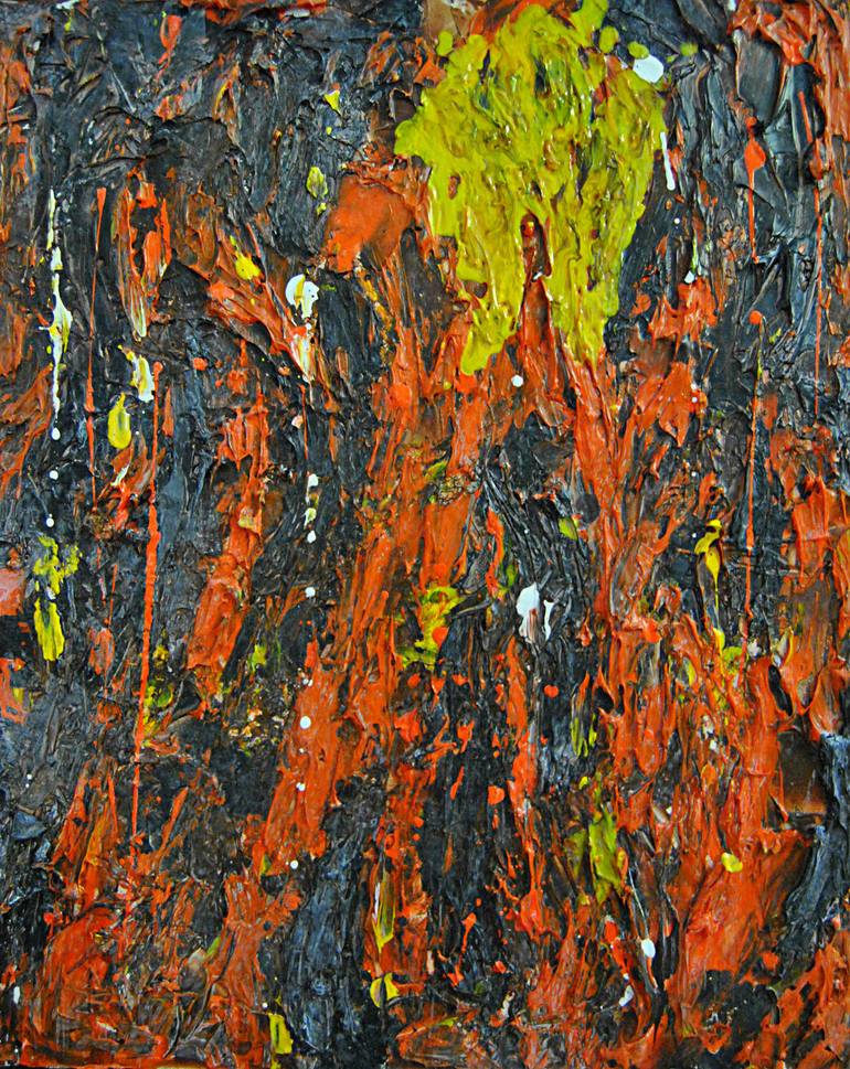 Burned Painting by Sydney Nikulka | Saatchi Art