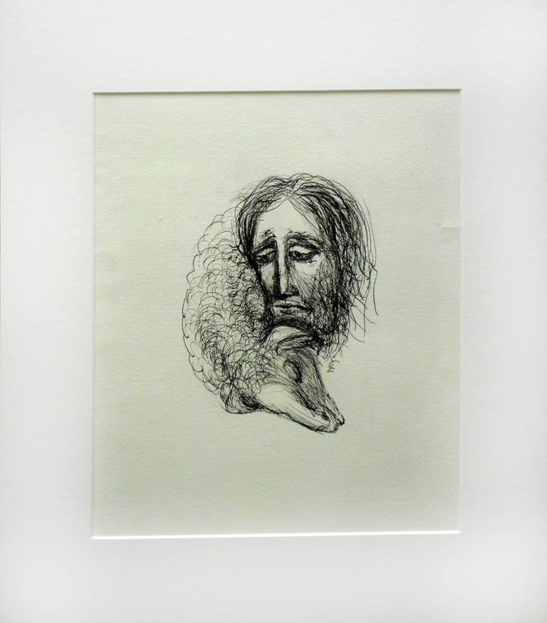 Agnus Dei Drawing by Charlotte Lichtblau | Saatchi Art
