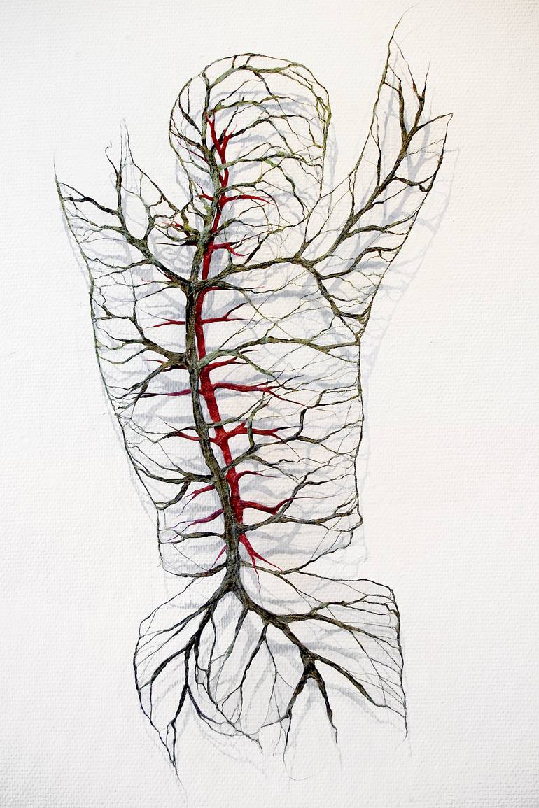 Home of Strength (SOLD) Collage by Raija Jokinen | Saatchi Art