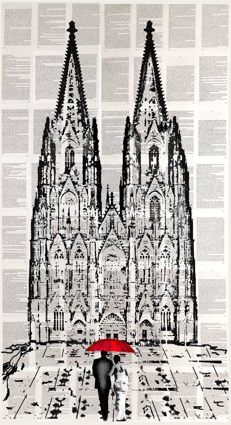 Cologne cathedral # 2 Drawing by Rudi Art Peters | Saatchi Art