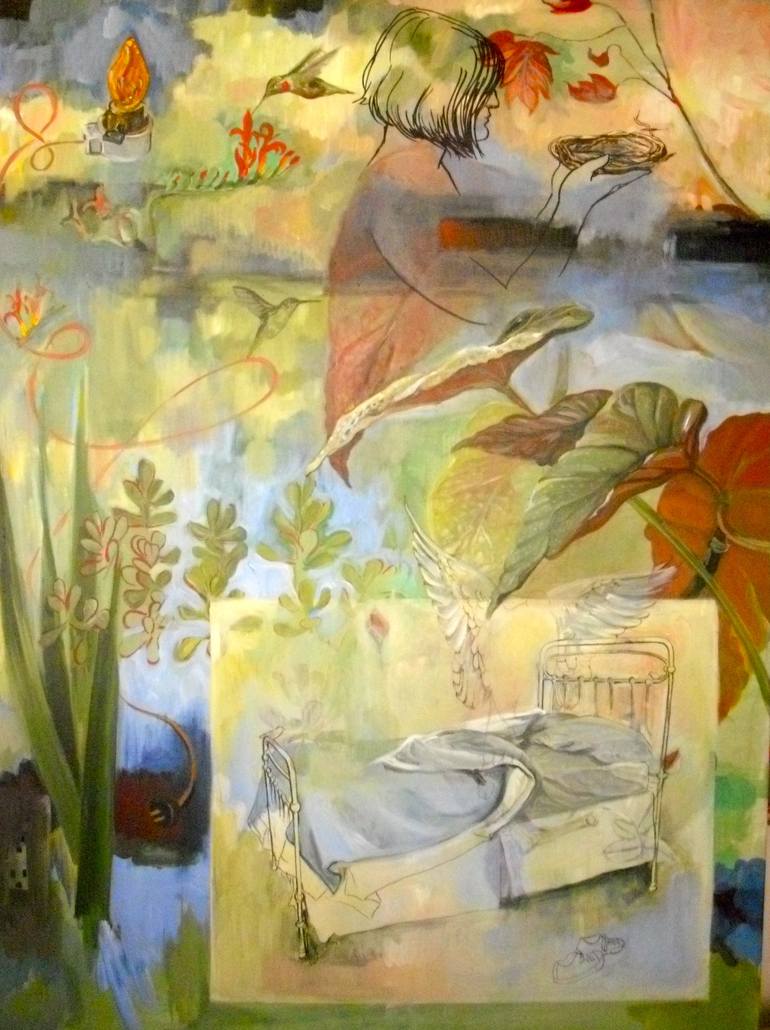 Nest Painting by Elizabeth McClellan | Saatchi Art