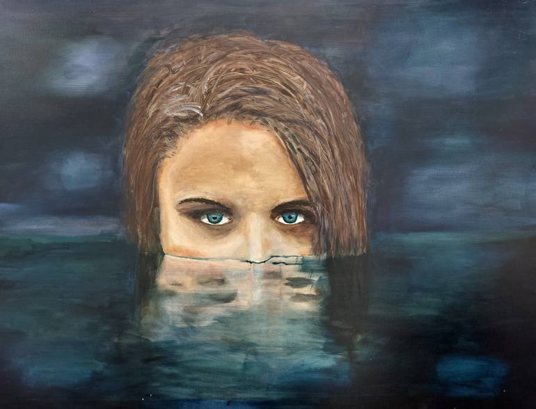 Submerged Painting by Lennart Schou | Saatchi Art
