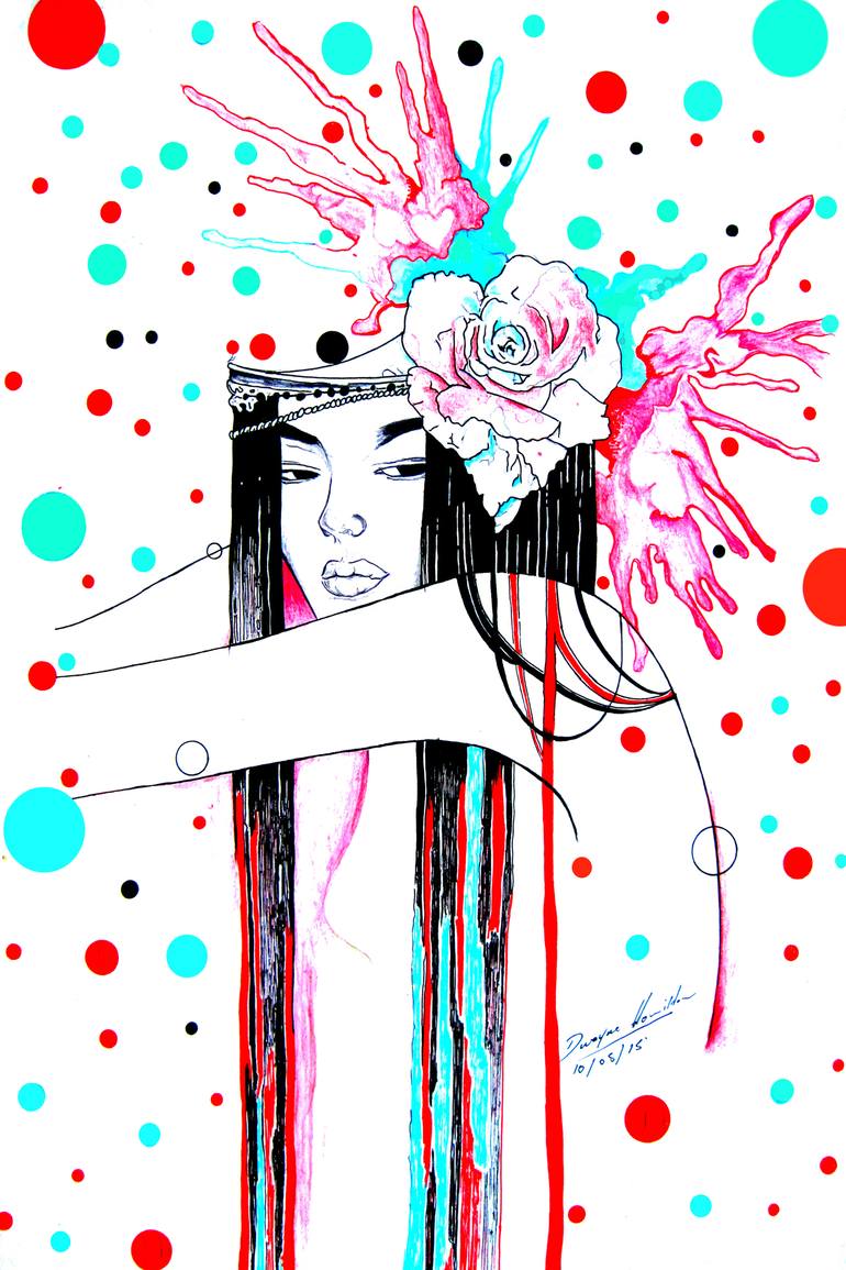 Rose Painting by Dwayne Hamilton | Saatchi Art