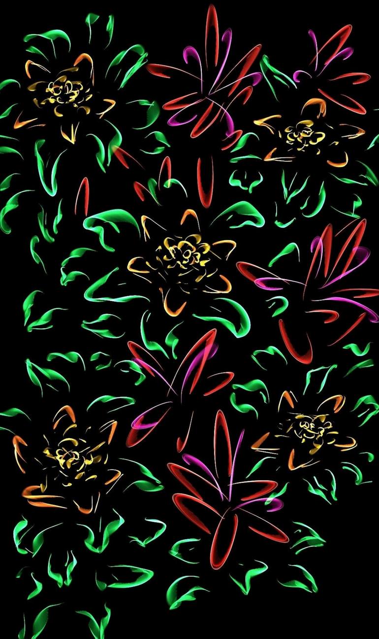 The Silk Garden Drawing by L K | Saatchi Art