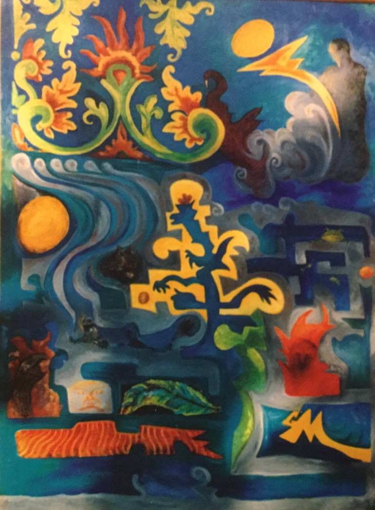 Spirit of the Shaman Painting by Gary Martin | Saatchi Art