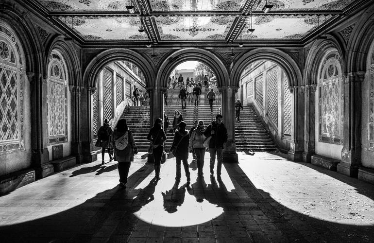 Bethesda Arcade, Central Park - Limited Edition 1 of 10 Photography by Kenneth Laurence Neal ...