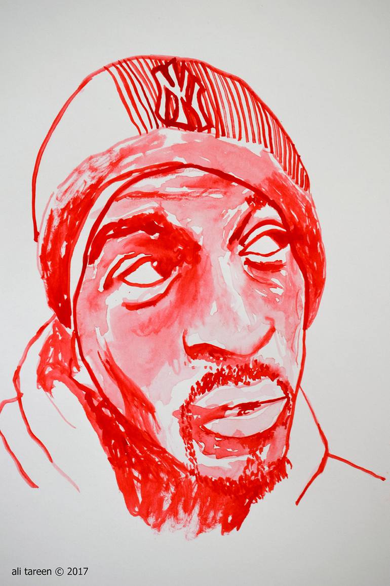 Rakim Drawing by Ali Tareen | Saatchi Art