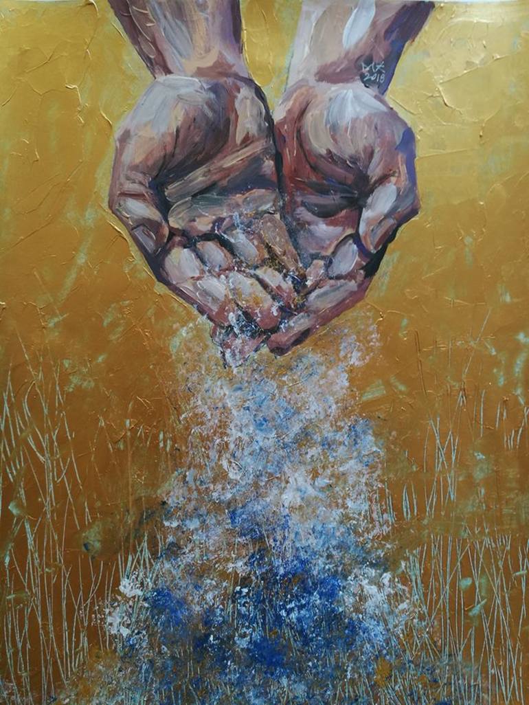 Generosity Painting by Mugur Kreiss | Saatchi Art