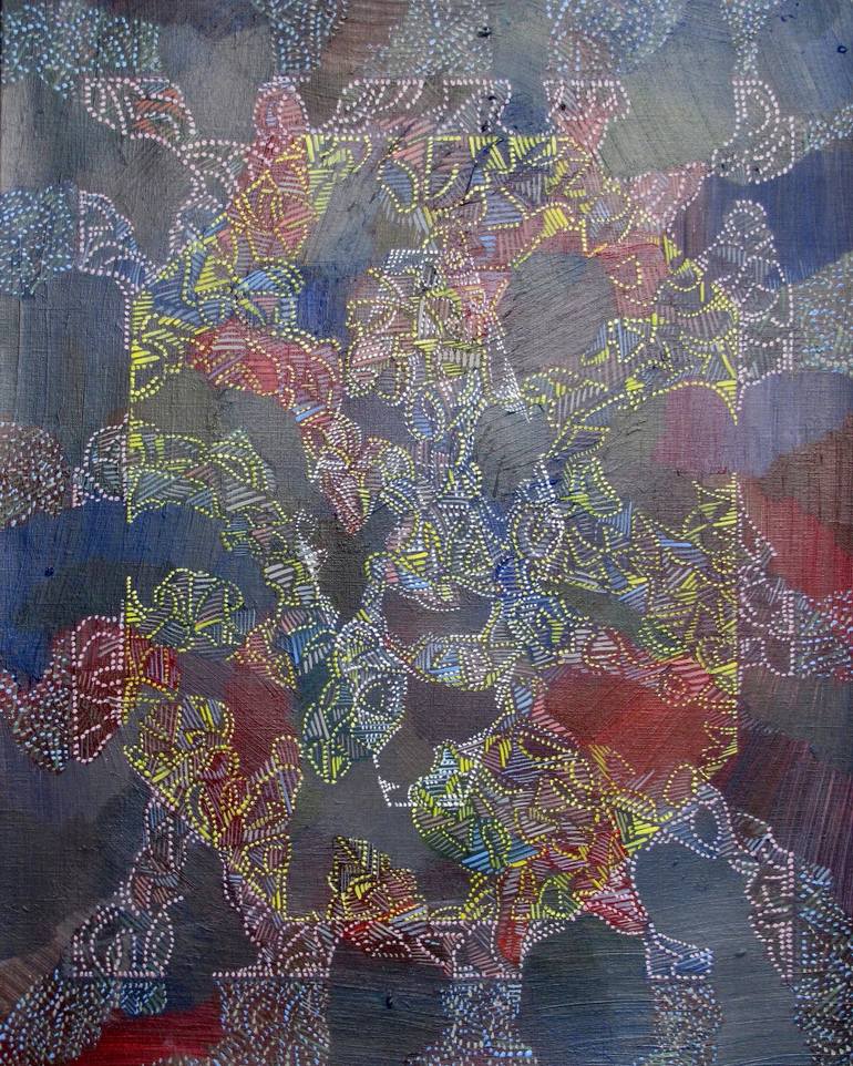 Is there order in the abyss? Painting by Martin de Alteriis | Saatchi Art