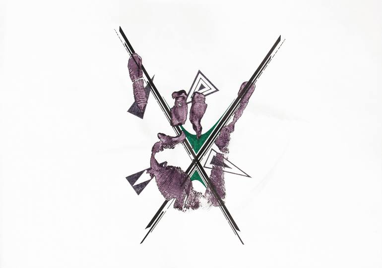 Ecstatic Drawing by Alina Mar | Saatchi Art