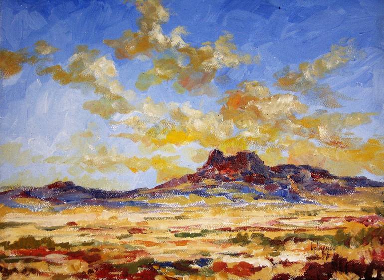 Montana Sunset Painting by Kevin Heaney | Saatchi Art