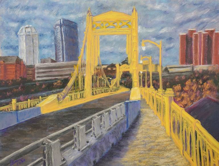 10th Street Bridge, Pittsburgh Painting by Joann Renner | Saatchi Art