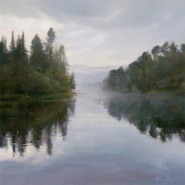 Au Sable River Painting by Steven Gordon | Saatchi Art