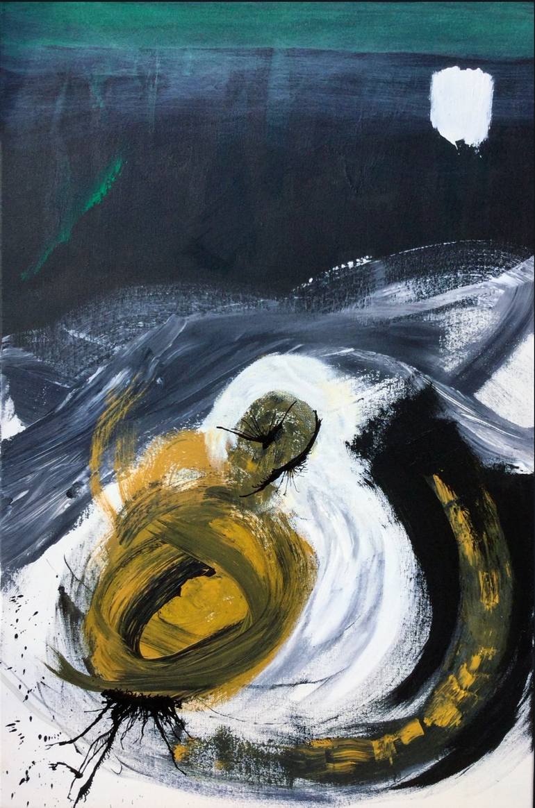 Monsoon Bird Painting by Sam Leach | Saatchi Art