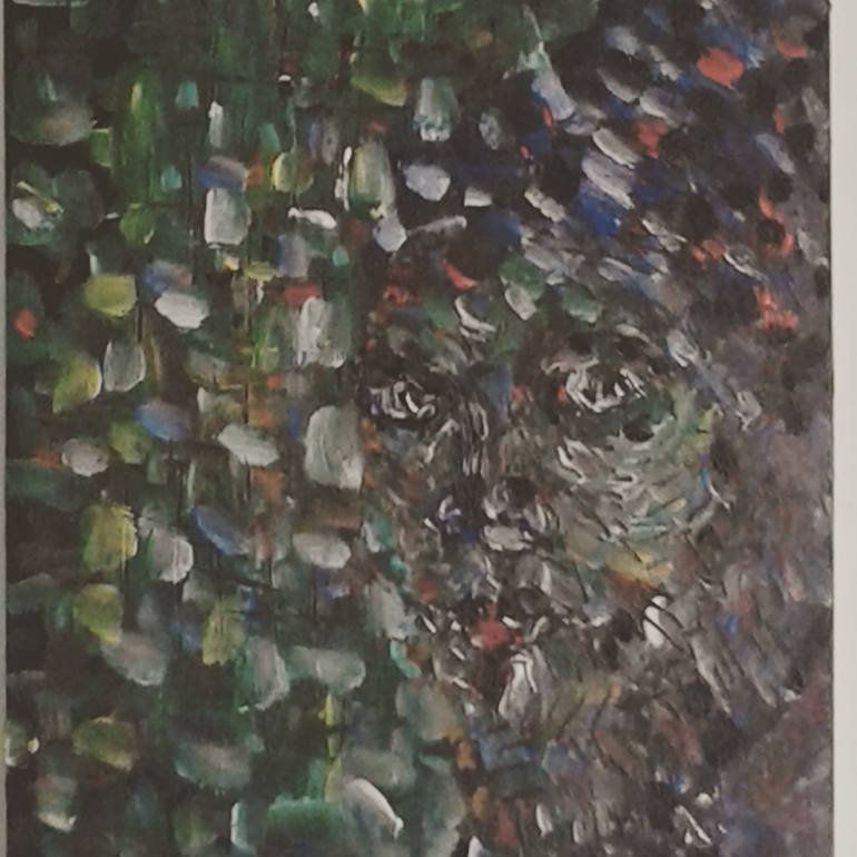 Rastafarian mood !!! Painting by robel kidane | Saatchi Art