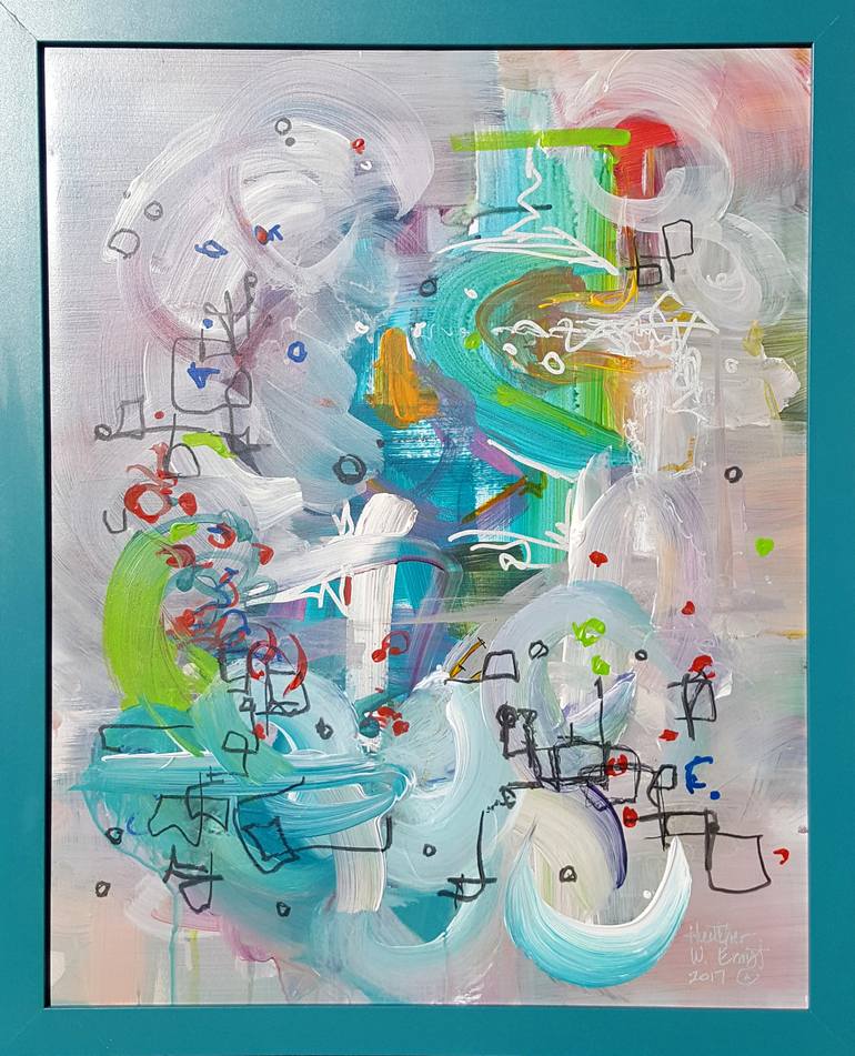 Children's Chatter Painting by Heather W Ernst | Saatchi Art