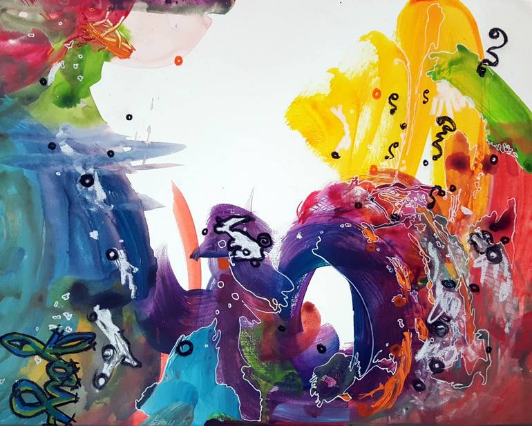 JOY | 2nd Spirit Series Painting by Heather W Ernst | Saatchi Art