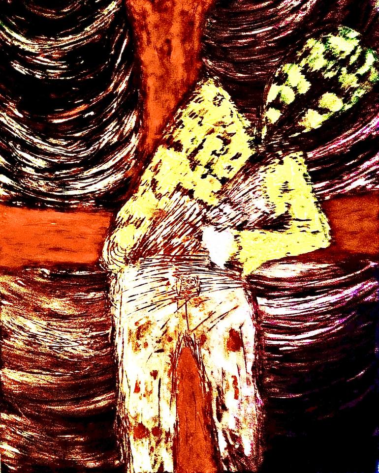 Scorched Earth Painting by David Howar | Saatchi Art