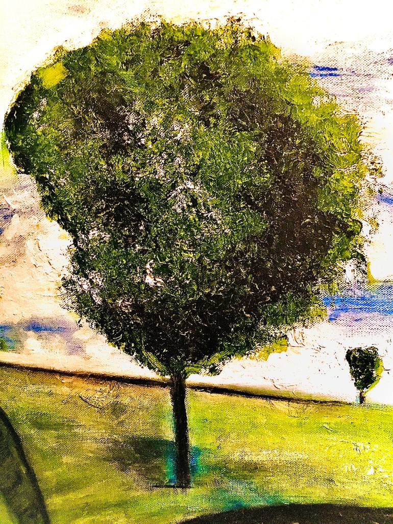 Big Tree Little Tree Painting by David Howar | Saatchi Art