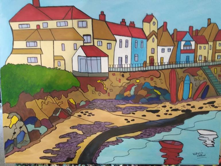 Mousehole, Cornwall Painting by Victoria Clothier | Saatchi Art